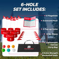 BucketGolf Game | Portable 6 Hole BackYard Golf Game For Outdoor