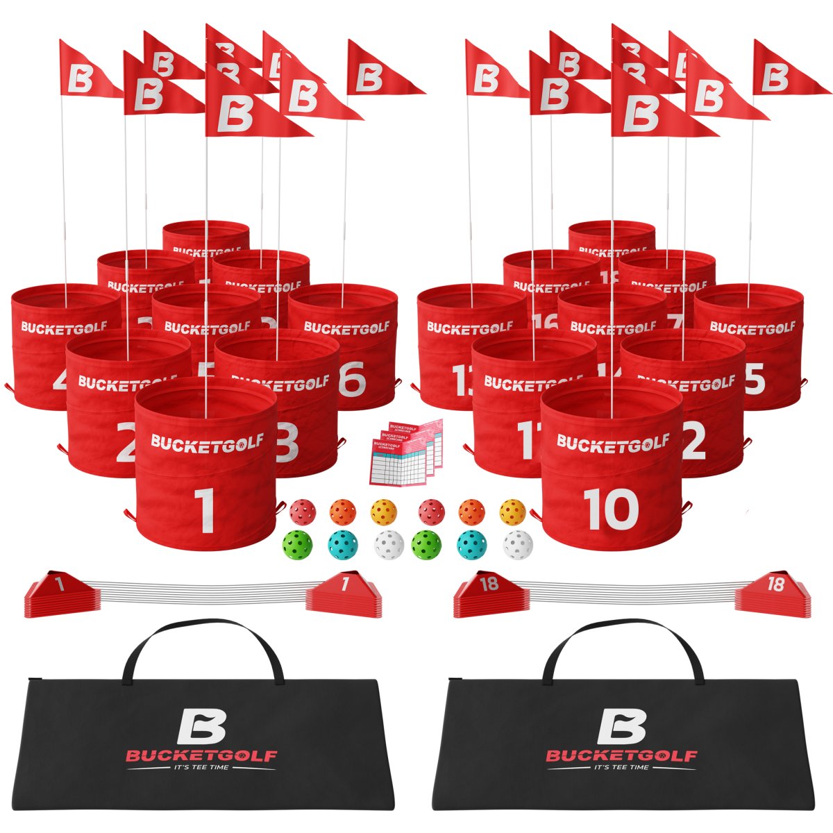 BucketGolf Tour(18) | Backyard golf game